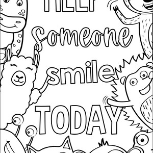 World Smile Day Coloring Pages, Fun Coloring Activity for Kids ...