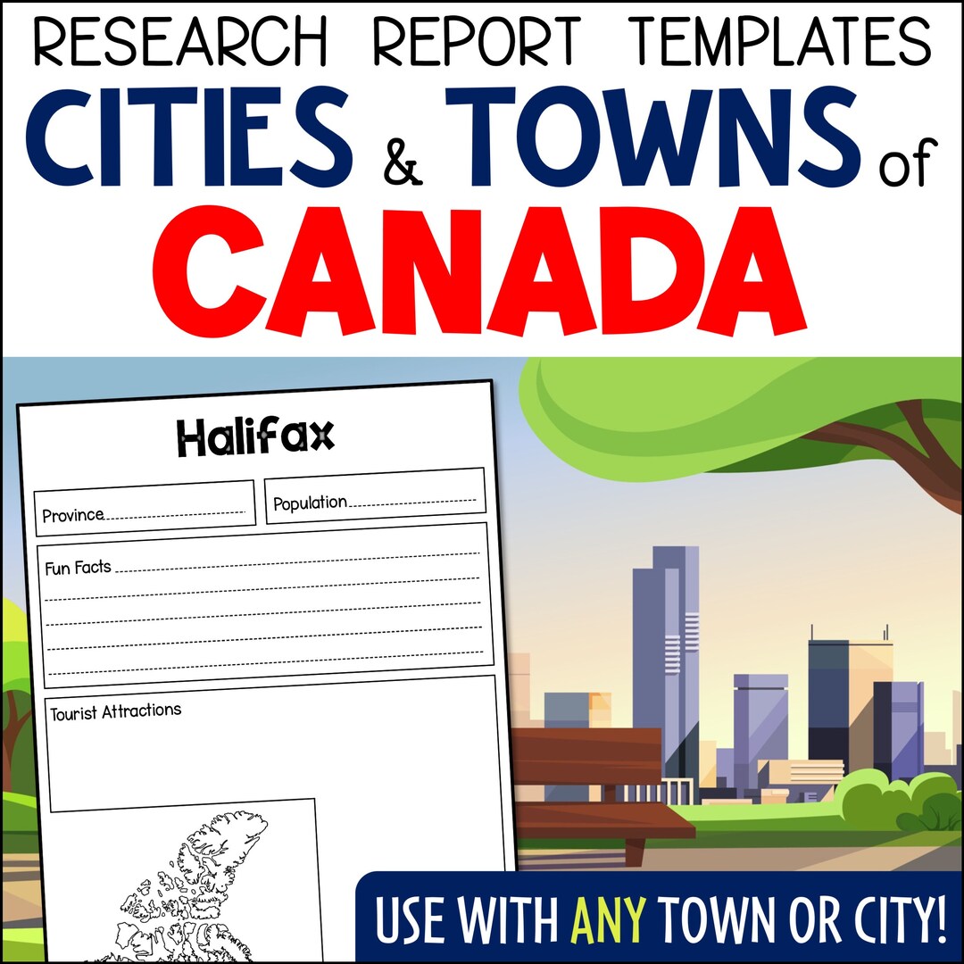 Canadian Cities and Towns Research Projects, Places in Canada ...