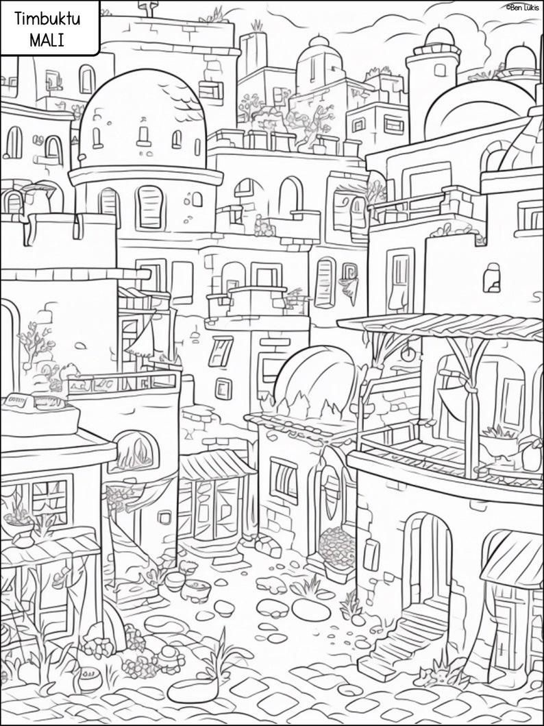 Landmarks of Africa, Geography Facts Information & Coloring Pages Nile ...