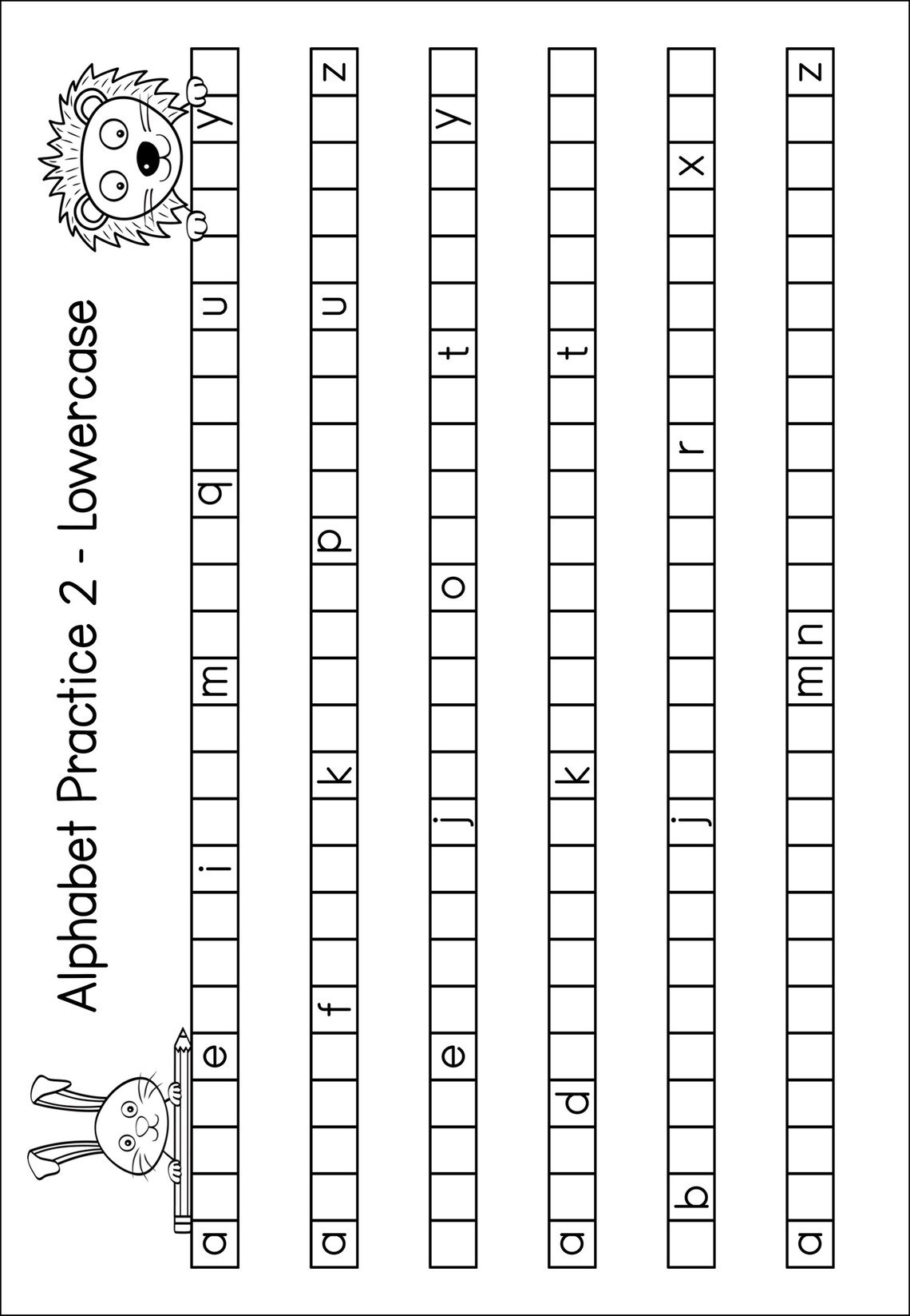 Alphabetical Order Activities, Alphabet Practice Printable PDF ...