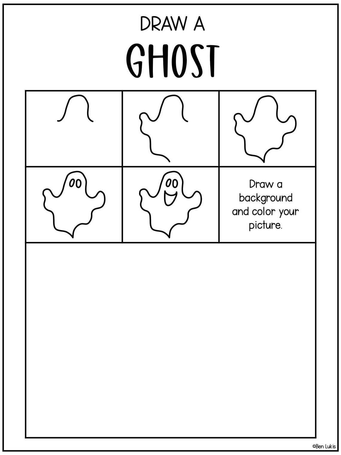 Halloween Drawing for Kids, Learn How-to-draw Halloween Pictures ...