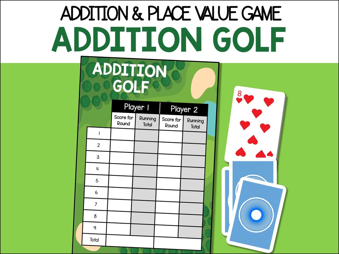 Math Game for Addition Facts and Rainbow Facts to 10 Practice and ...
