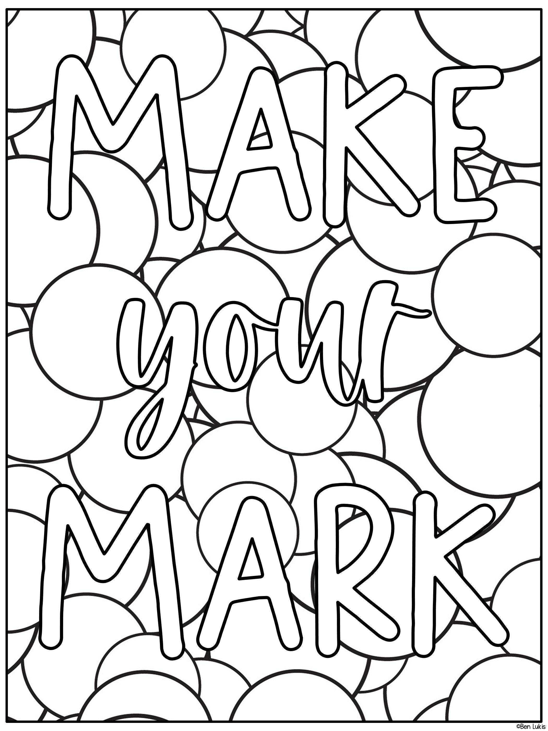 International Dot Day Coloring Pages, Printable Activity for Kids, Fun ...
