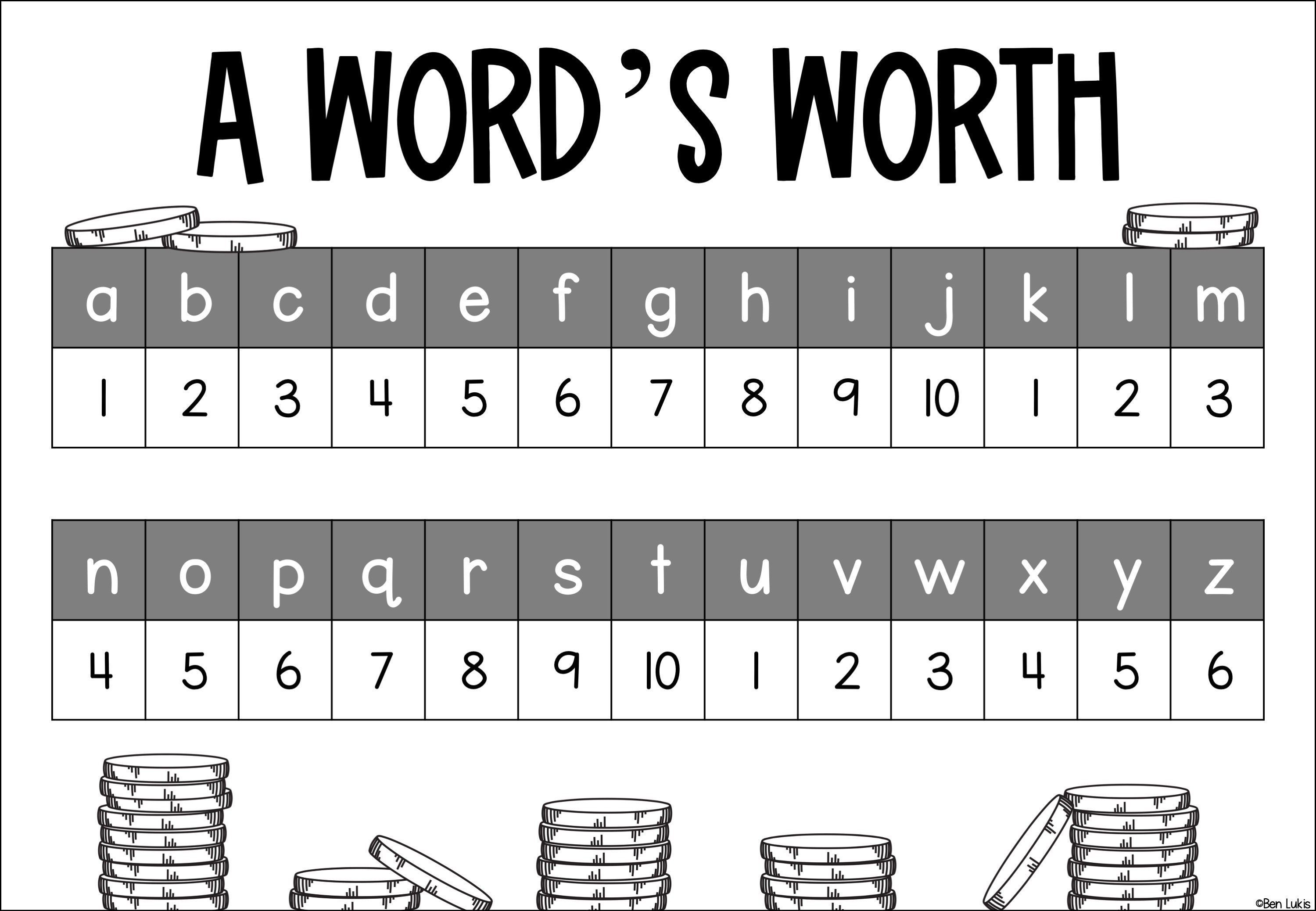 Addition Fun Math Activity Challenges, Calculate the Value of Words ...