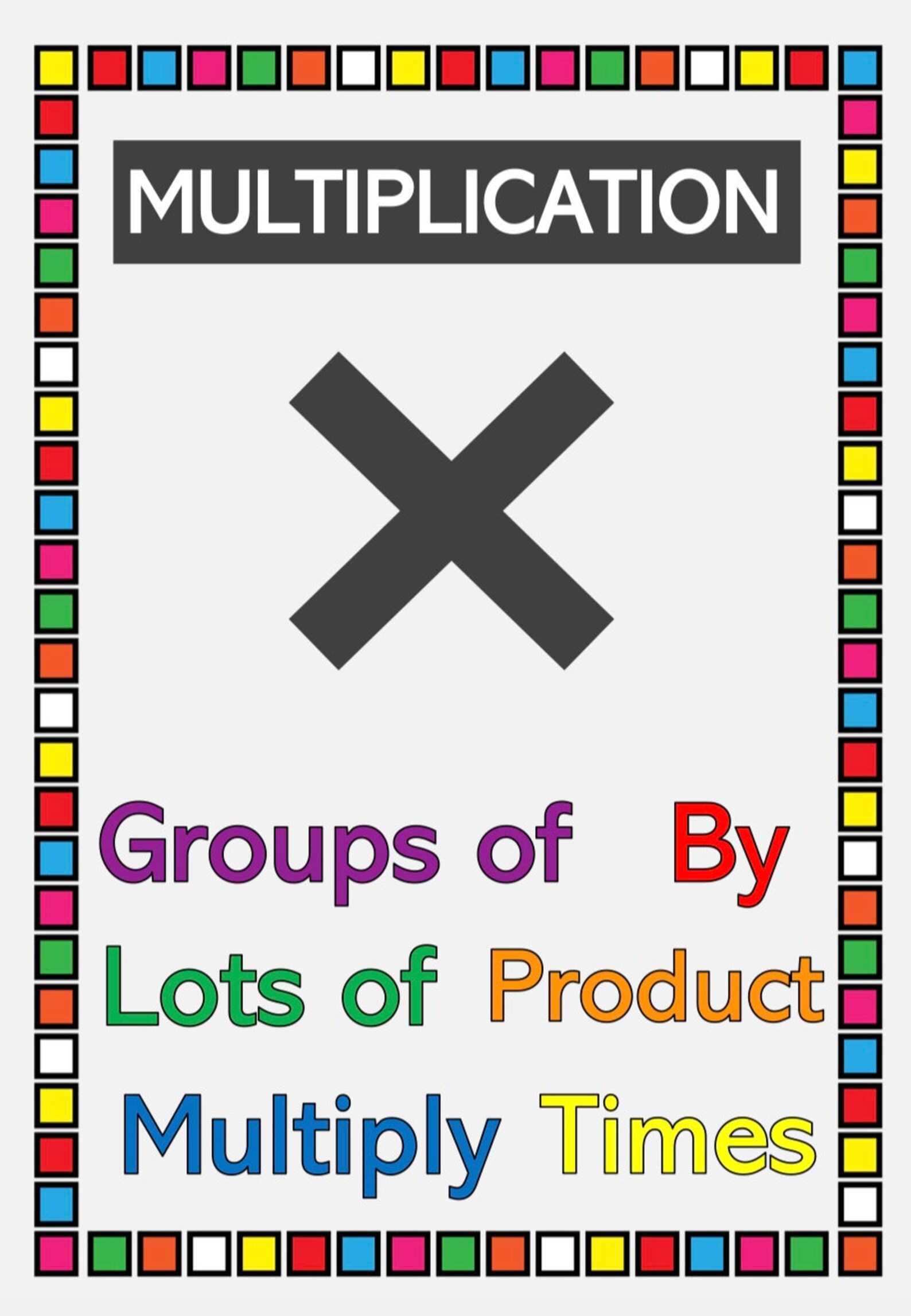 Math operations posters alternate names addition subtraction | Etsy