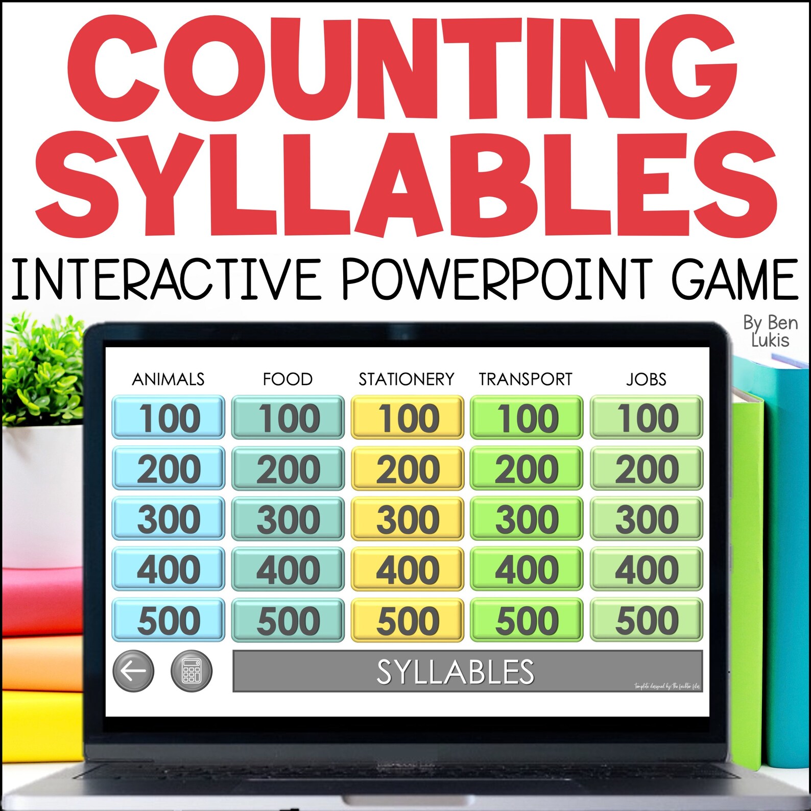 Counting Syllables Powerpoint Game for Phonological Awareness Practice ...