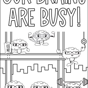 World Mental Health Day Coloring Pages, Digital Download, Self Care ...