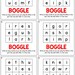 Boggle Cards for Spelling and Making Words, Printable PDF Boggle ...