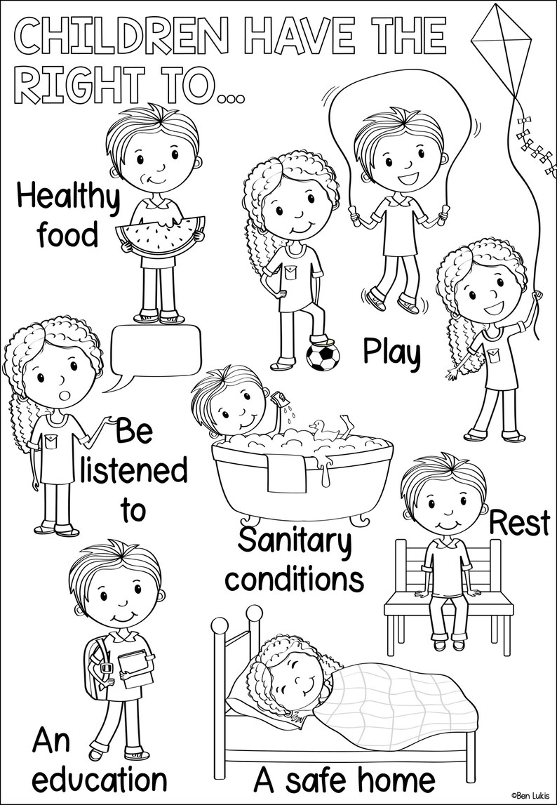 World Children's Day Coloring Pages, Printable Kids Activities ...