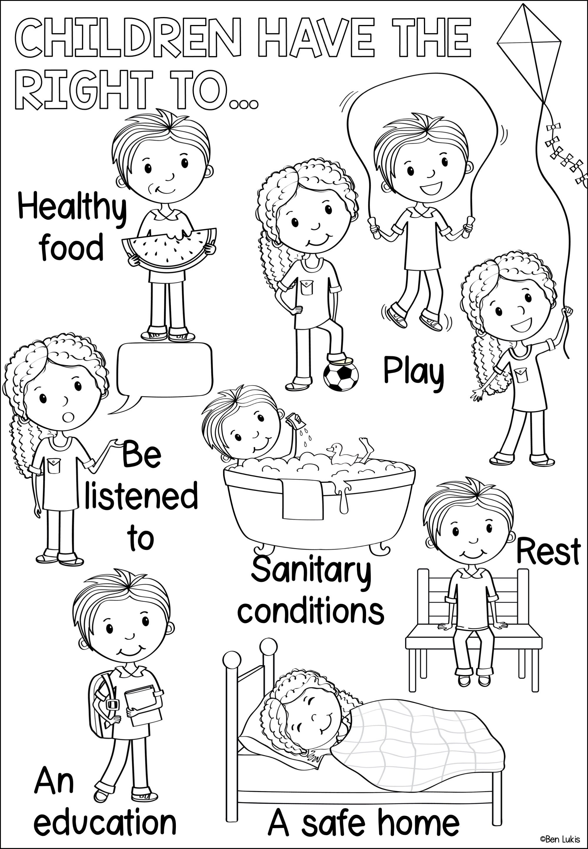 World Children's Day Coloring Pages, Printable Kids Activities ...