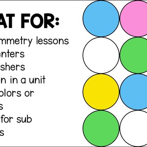 Symmetry Art Math Worksheets, Pattern Symmetry Drawing Activities for ...
