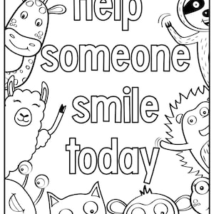 World Smile Day Coloring Pages, Fun Coloring for Kids, Printable PDF ...