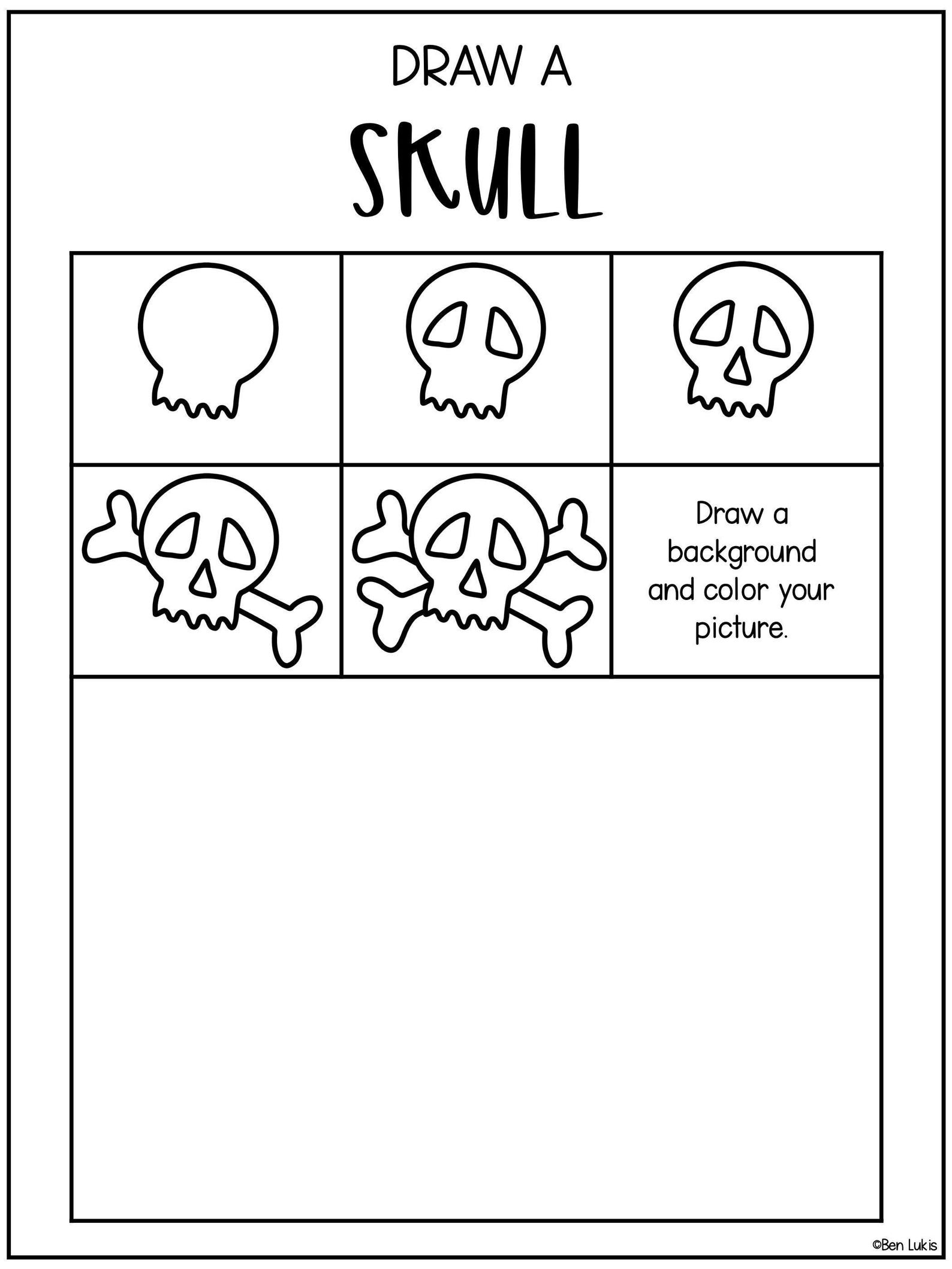 Halloween Drawing for Kids, Learn How-to-draw Halloween Pictures ...