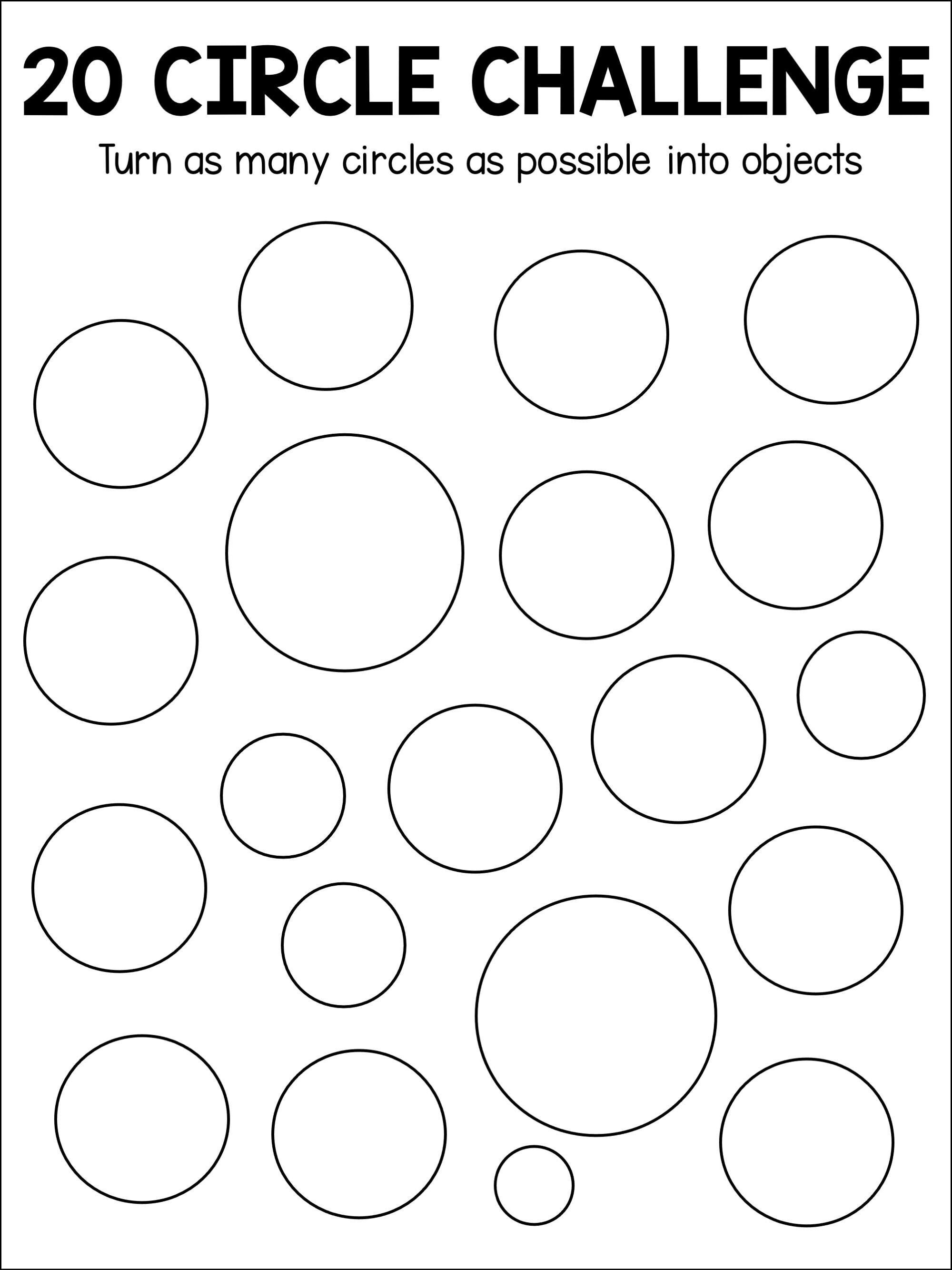 Shape Art Drawing Challenge & Coloring Pages for Kids, 2D Shapes ...