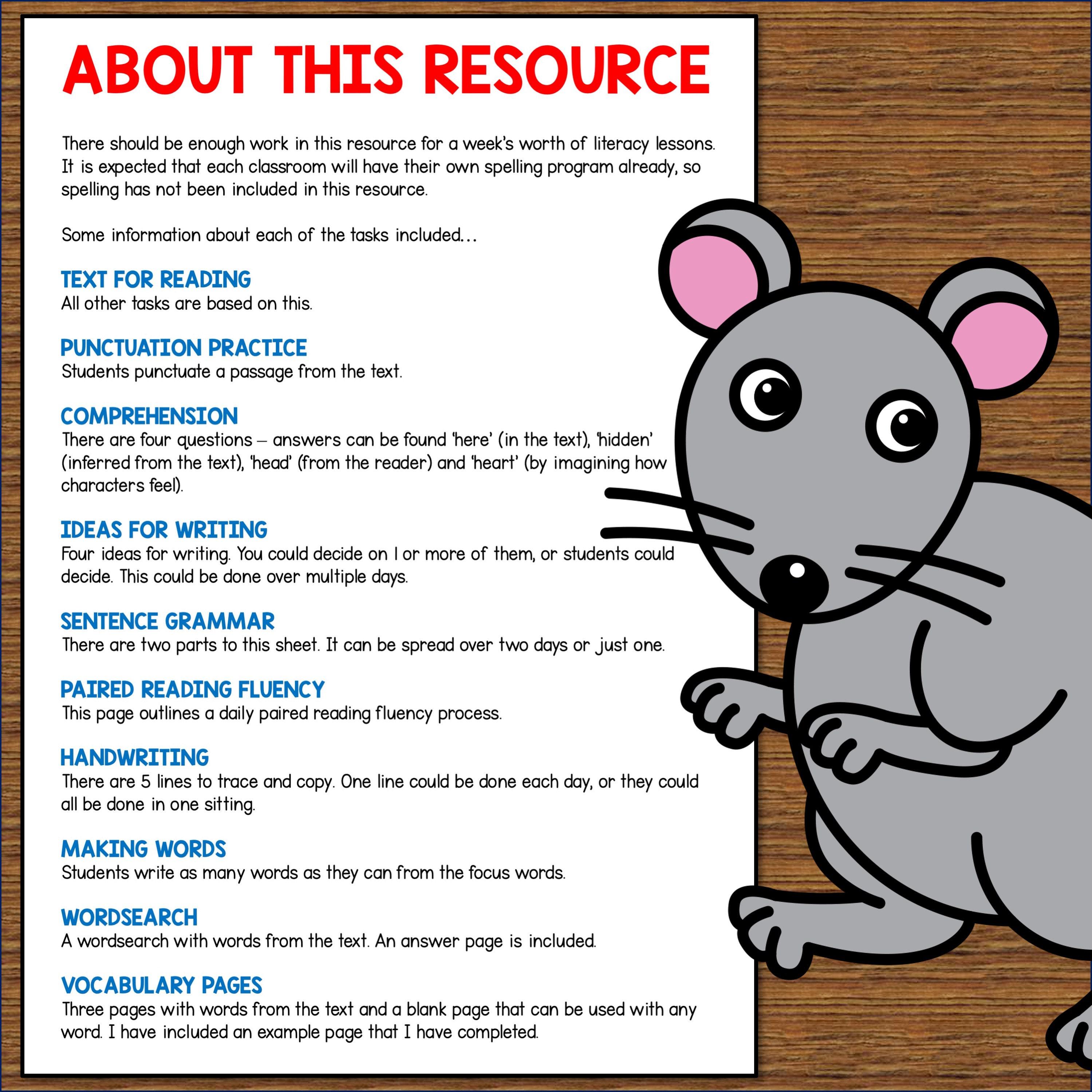 The Lion and the Mouse Activities, Aesop's Fable Literacy (digital ...