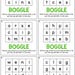Boggle Cards for Spelling and Making Words, Printable PDF Boggle ...