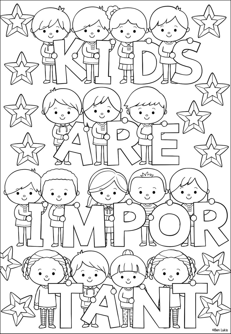 World Children's Day Coloring Pages, Printable Kids Activities ...