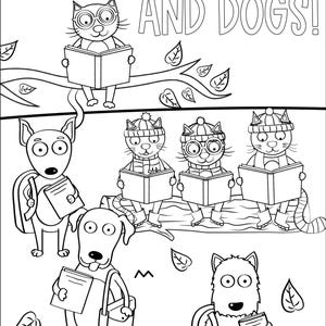 World Read Aloud Day Coloring Pages, Kids Educational Activity (PDF ...