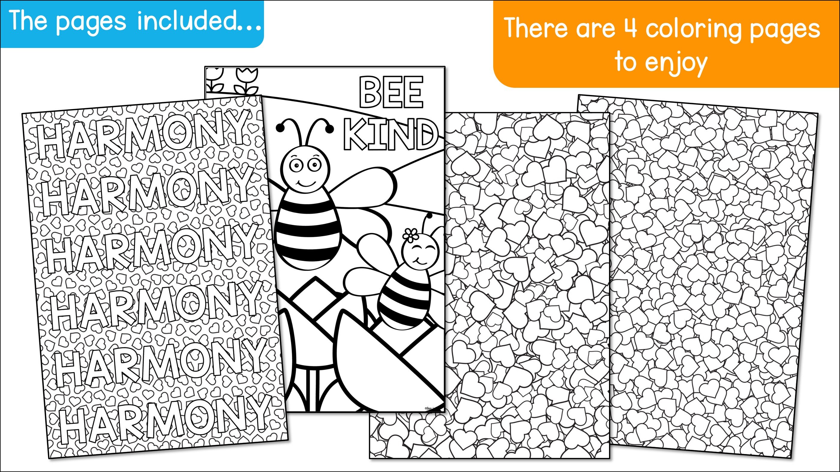 Harmony Day & Harmony Week Activity Sheets, Printable PDF Coloring ...