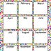Birthday Chart Posters for Home or School, Birthday Tracker for Early ...