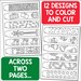 Christmas Paper Chain Craft, Christmas Coloring, Xmas Decor ...