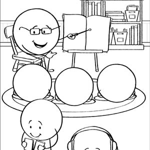 World Read Aloud Day Coloring Pages, Kids Educational Activity (PDF ...