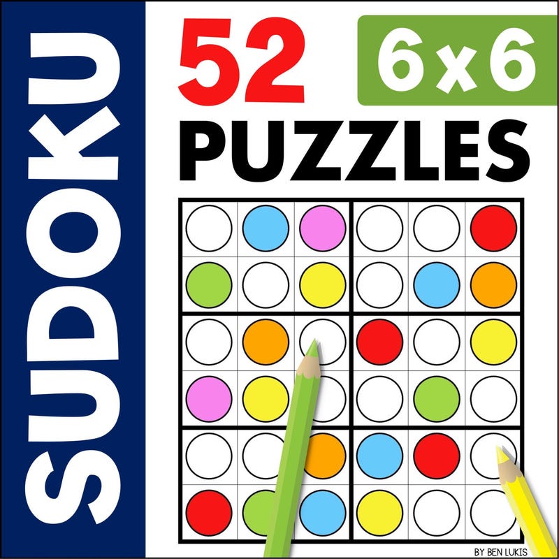 Color Sudoku Printable - Etsy UK