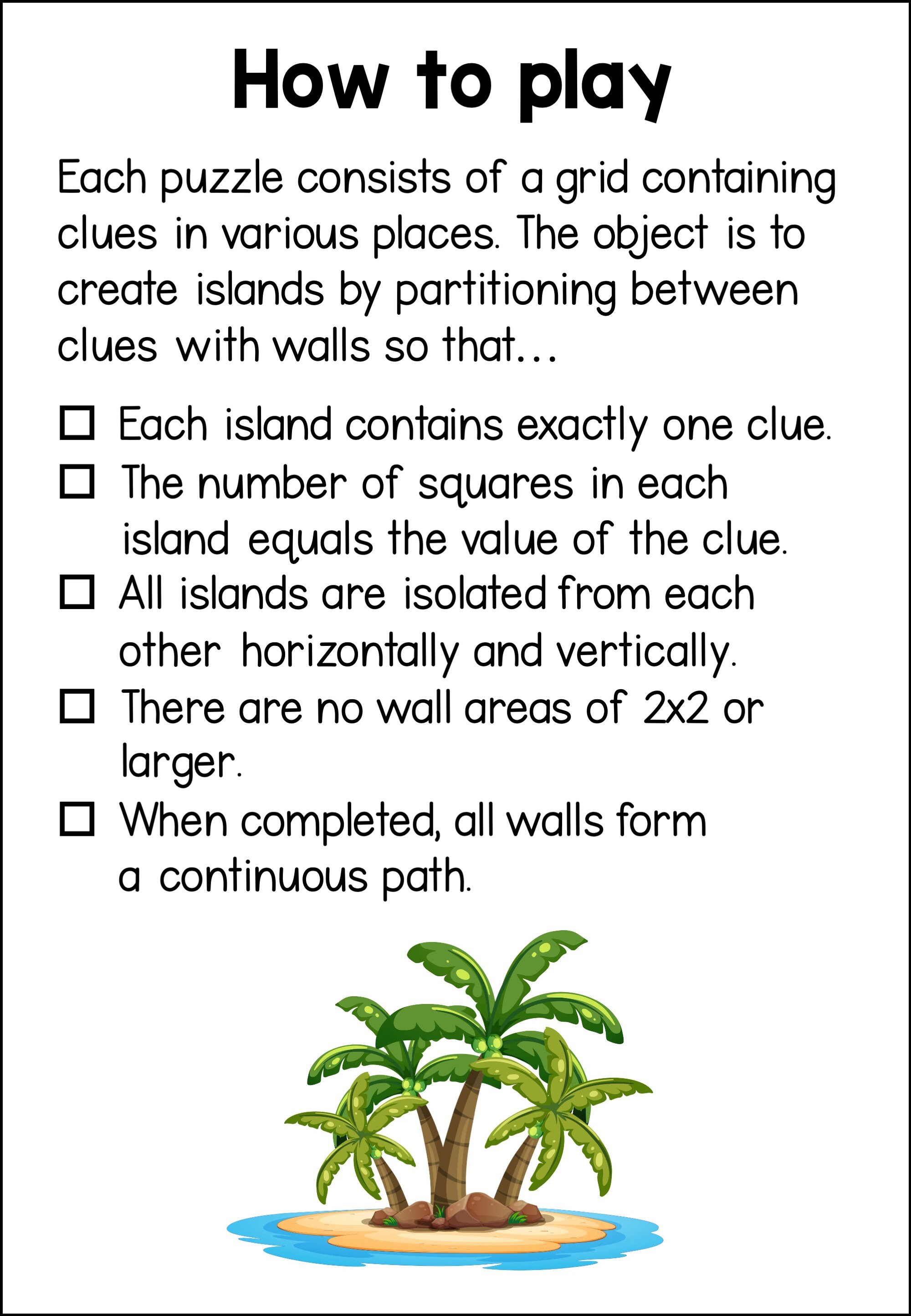 Nurikabe Logic Puzzles Digital Download, 60 Challenges Brain Teasers ...