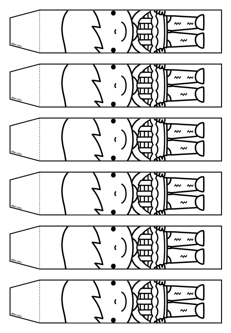 Thanksgiving Paper Chains, Printable Thanksgiving Craft, DIY Decoration ...