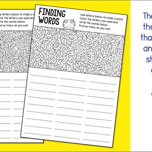 Word Building Activity Worksheets, Making Words and Spelling Activities ...