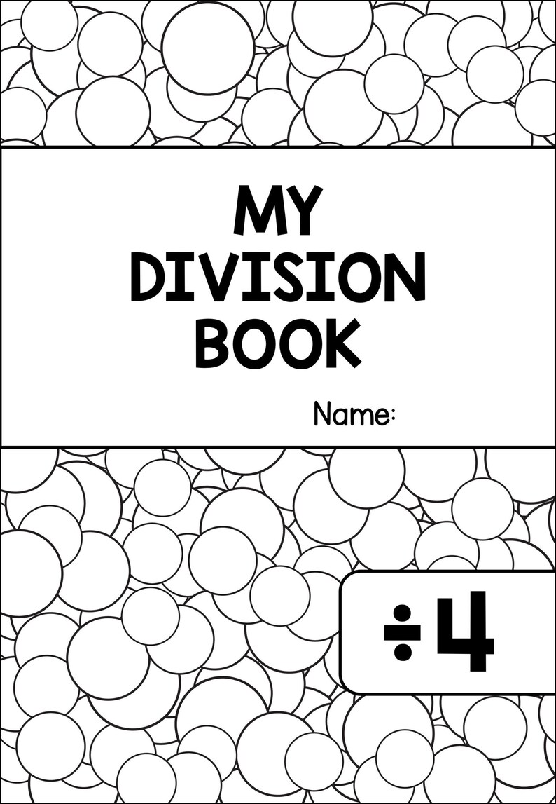 Division Worksheets, Divide by 4 Practice, Homeschool Math Activity ...