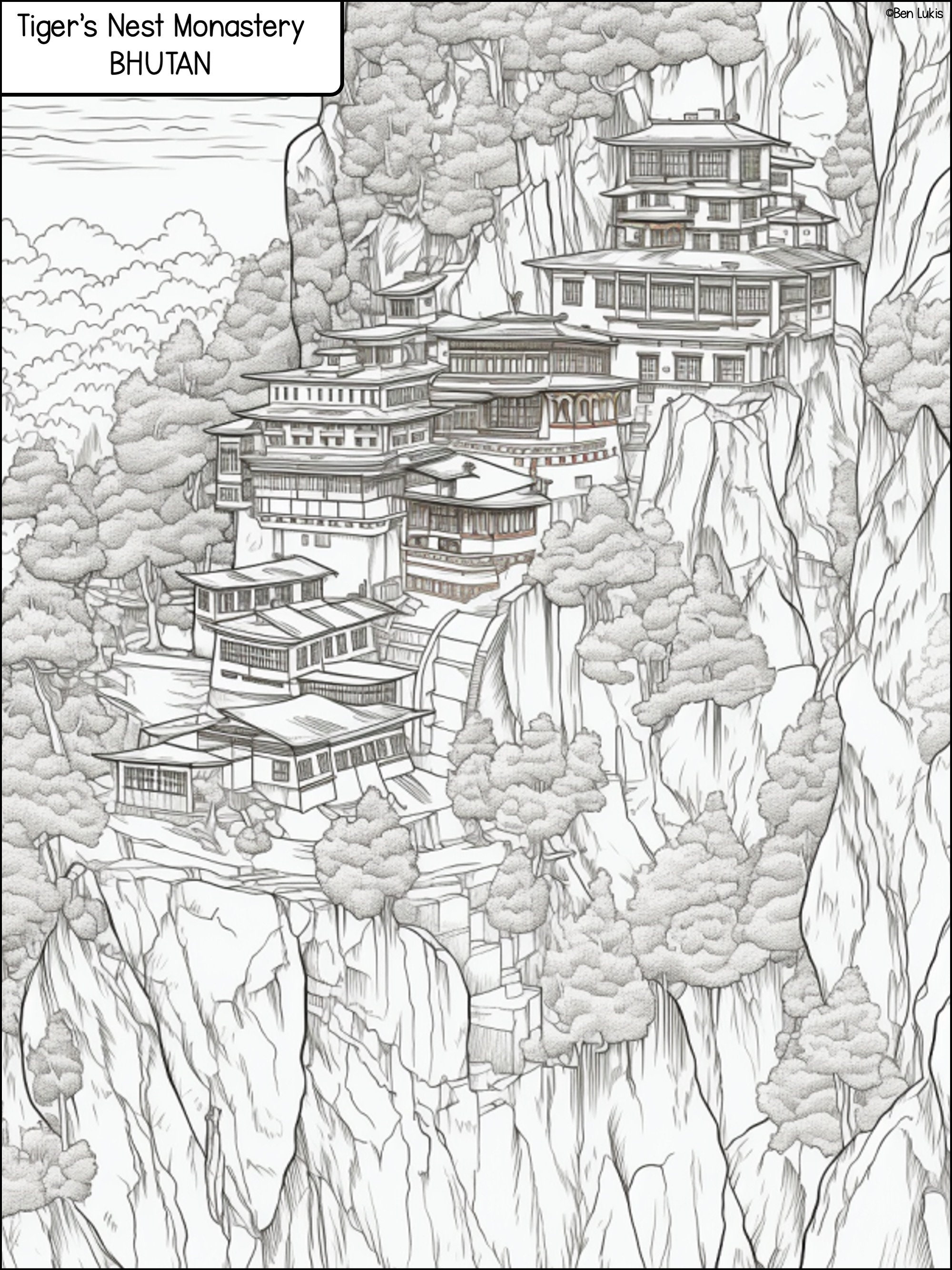Landmarks of Asia, Geography Facts Information & Coloring Pages the ...