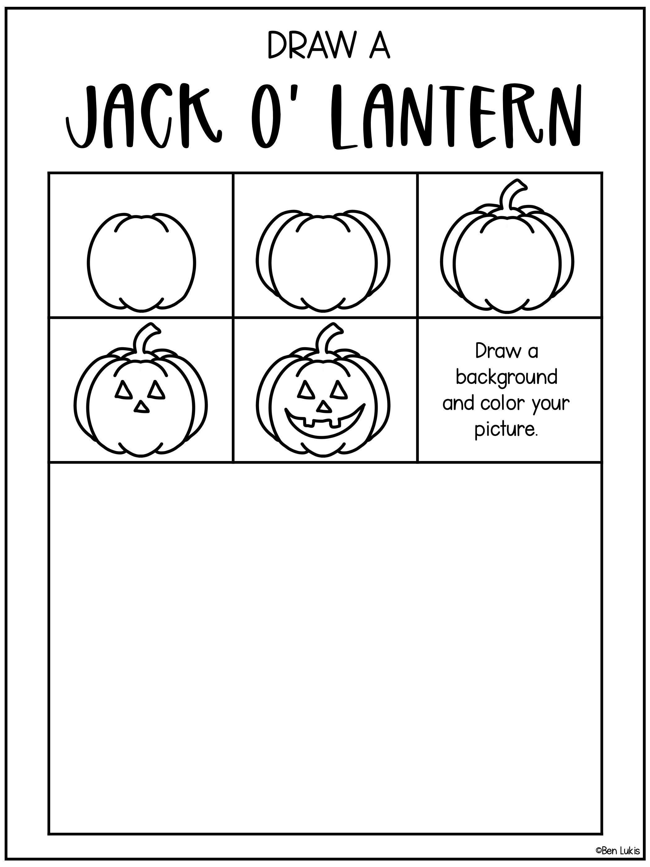 Halloween Drawing for Kids, Learn How-to-draw Halloween Pictures ...
