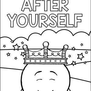 World Mental Health Day Coloring Pages, Digital Download, Self Care ...