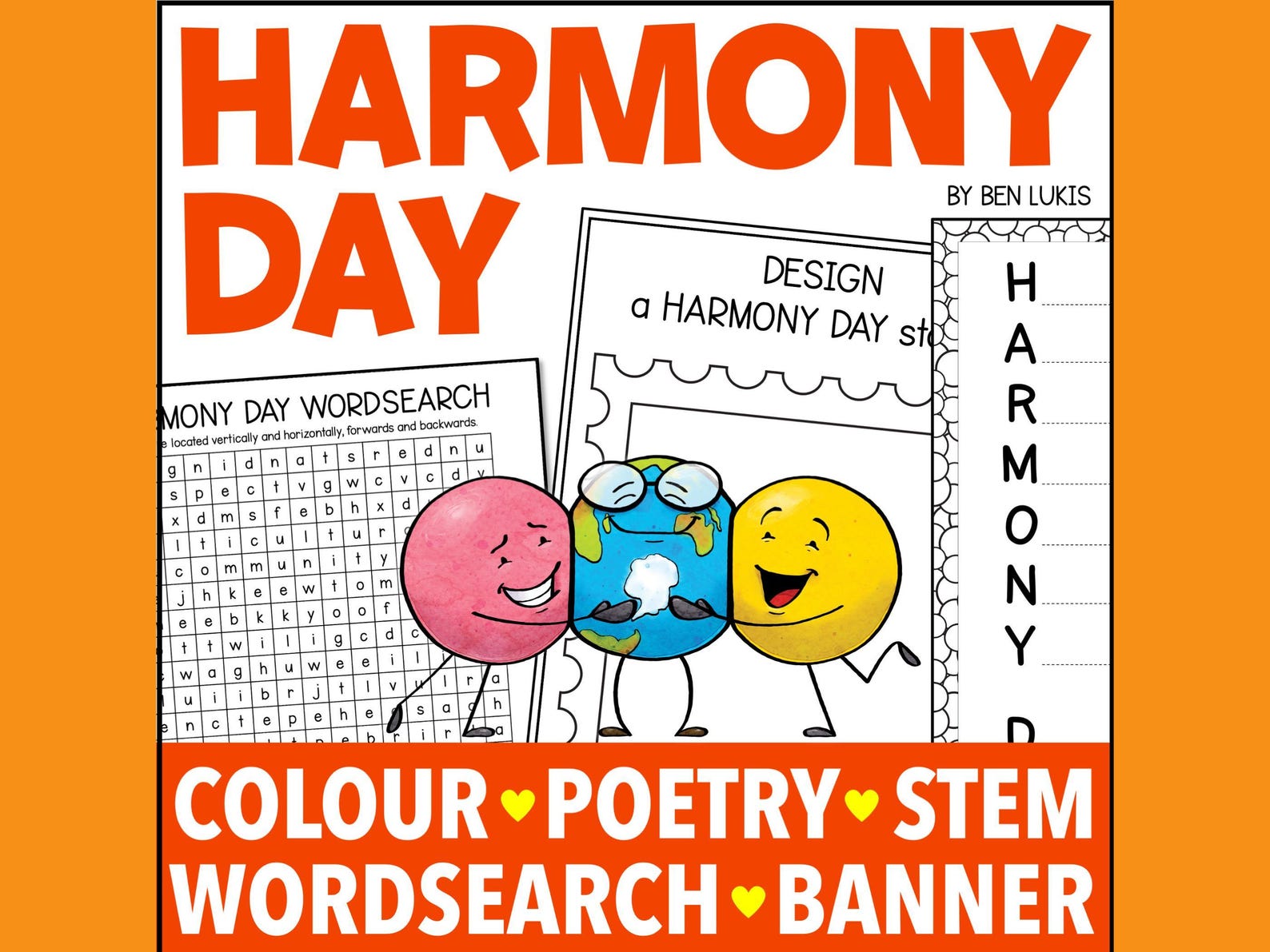 Harmony Day & Harmony Week Activity Sheets for Kids, Cultural Inclusion ...