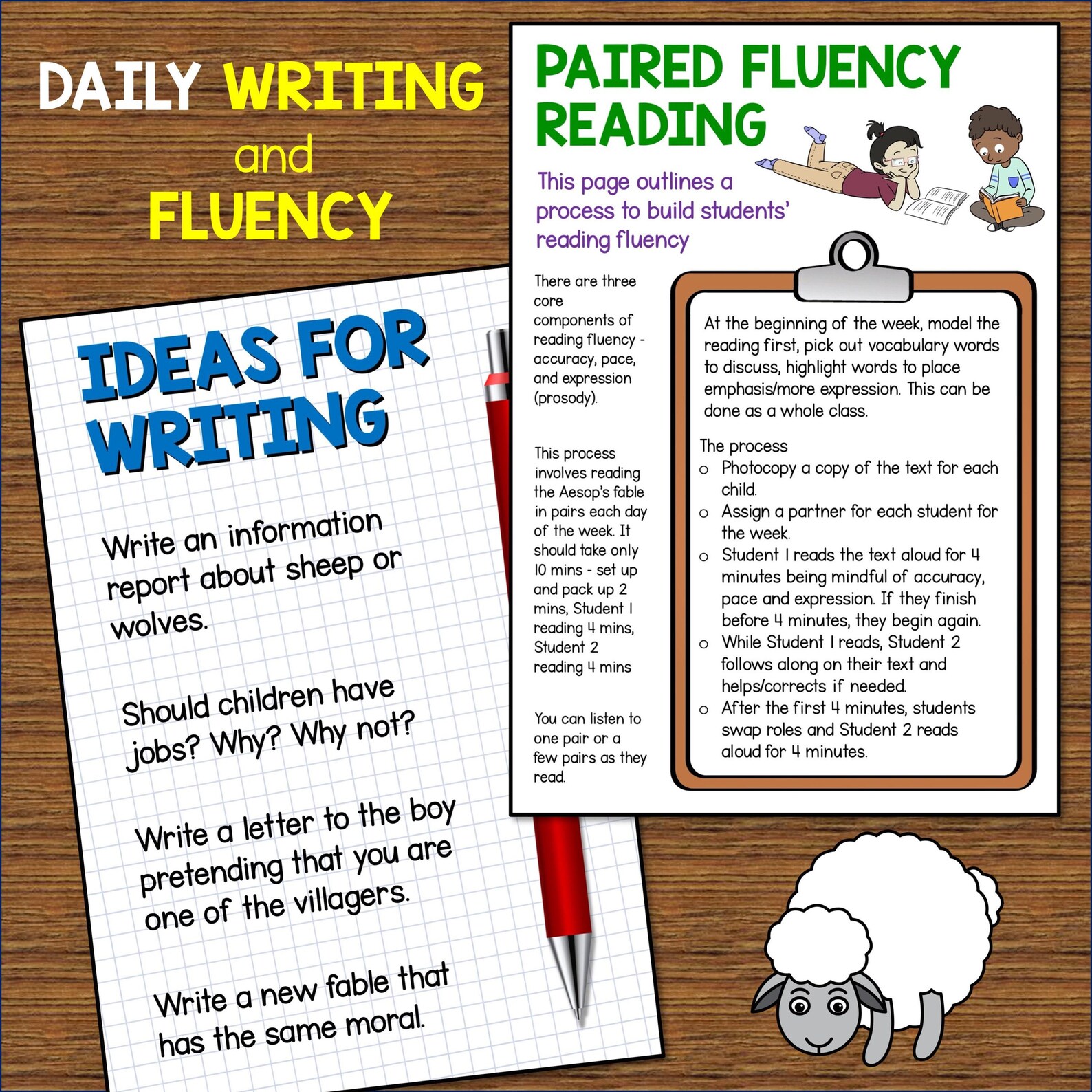 The Boy Who Cried Wolf Activities, Aesop's Fable ELA (digital Download ...