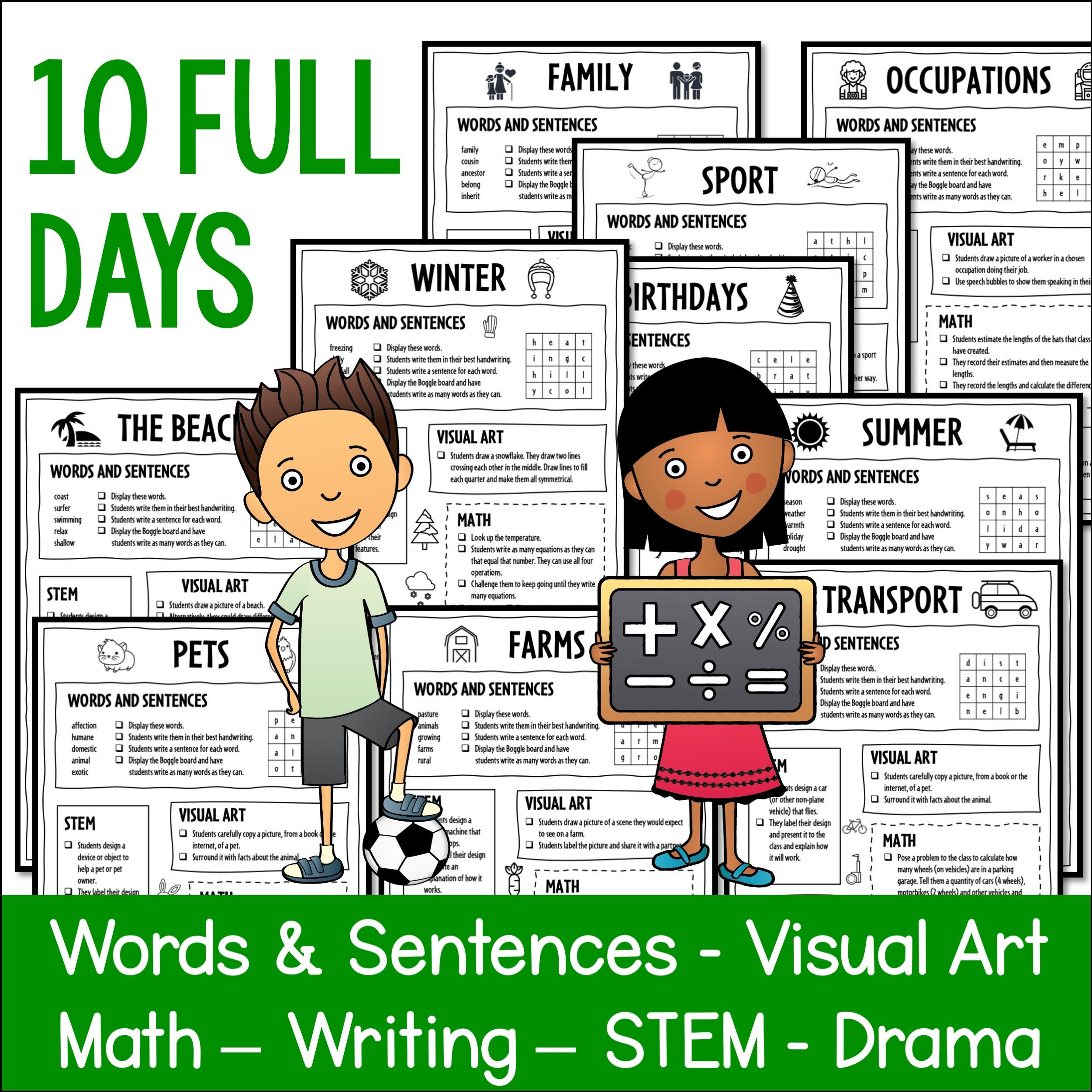 Substitute Teacher Lesson Plans, Emergency Sub Plans, Printable Notes ...