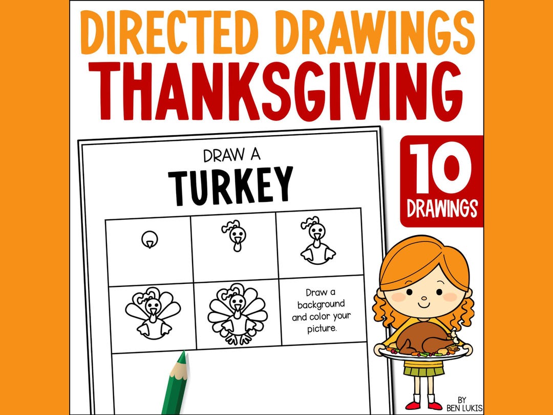 How-to-draw Thanksgiving Drawings for Kids, Thanksgiving Homeschool ...