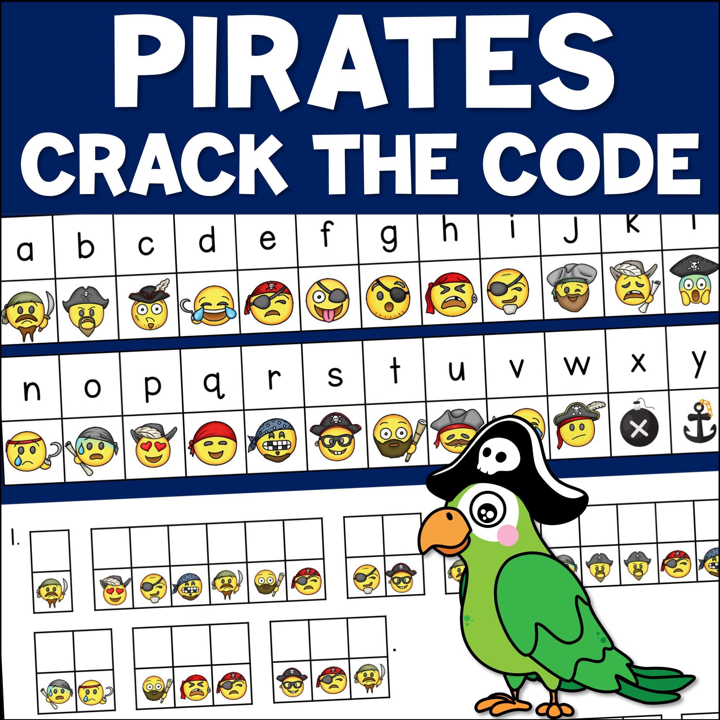 Pirate Facts Crack the Code Worksheet, Talk Like A Pirate Day Secret ...