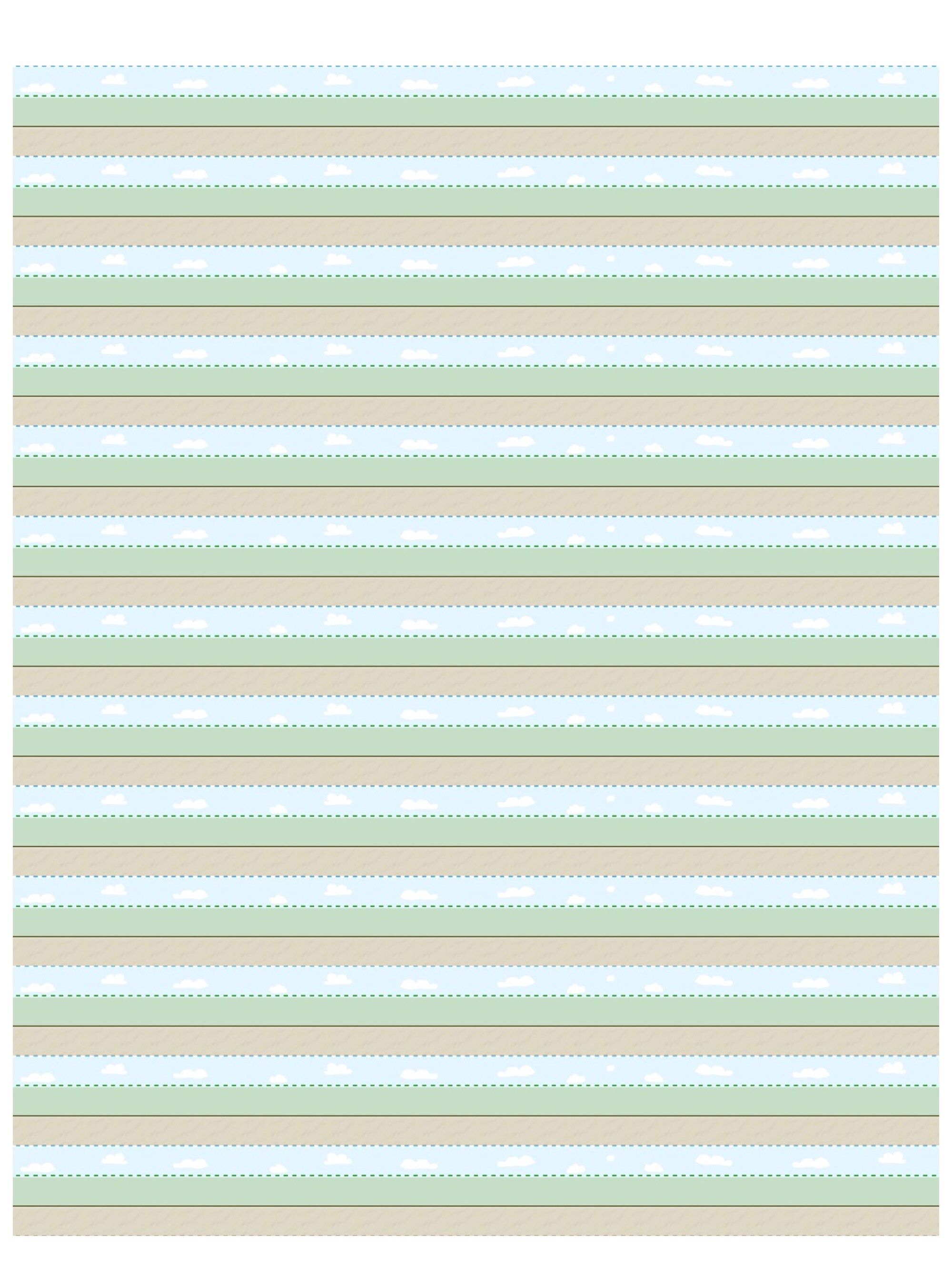 Handwriting Lined Pages, Printable Writing Lines, Lined Paper for ...