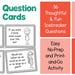 Back to School Question Cards, Discussion Prompts (printable PDF) - Etsy
