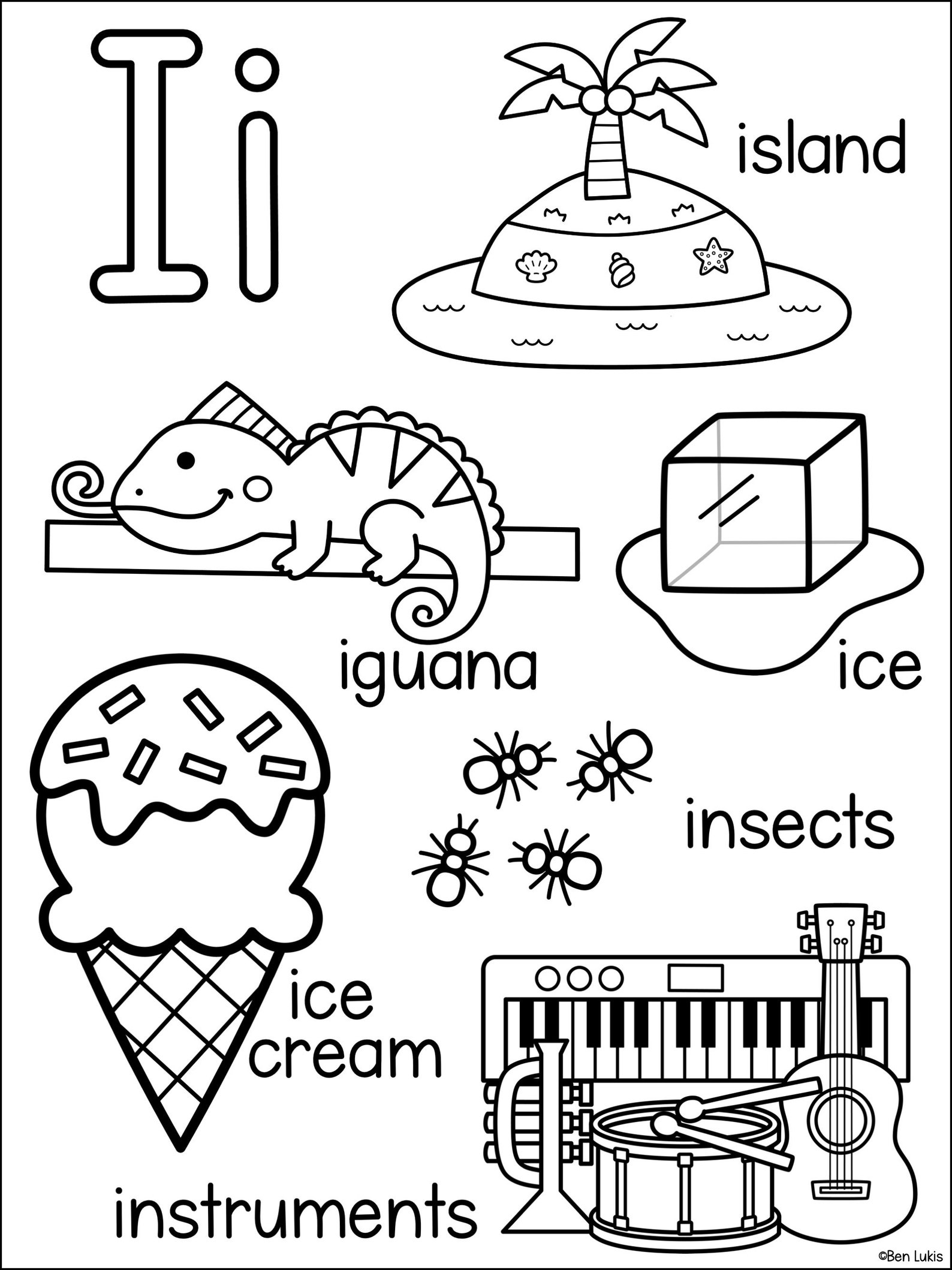 Printable Alphabet Coloring Pages for Kids, ABC Learning Activity ...