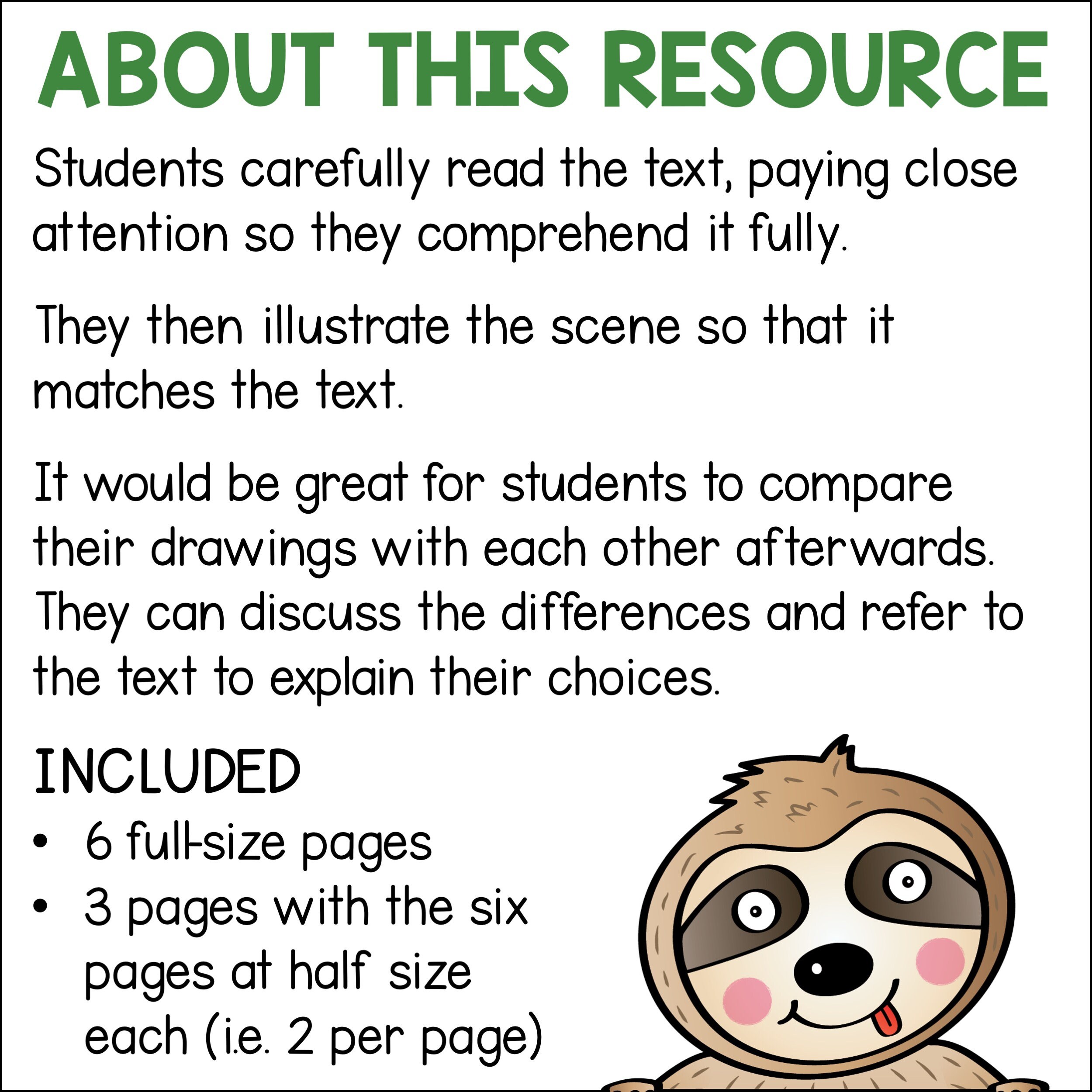 Animal Reading Passages to Read and Illustrate to Build Reading ...