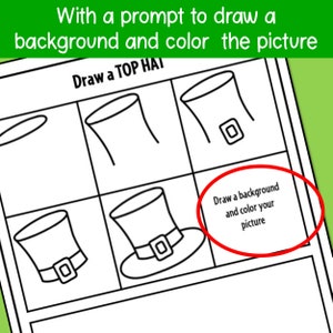 St Patrick's Day Directed Drawing Activity Sheets, Learn How to Draw a ...