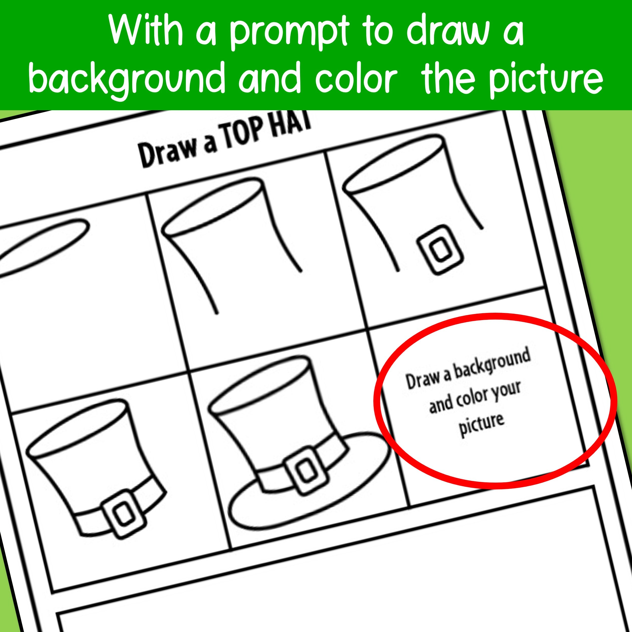 St Patrick's Day Directed Drawing Activity Sheets, Learn How to Draw a ...