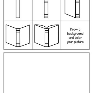 Back to School Directed Drawing Worksheets With Step by Step Drawing ...