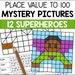 Place Value to 100 and Superhero Picture Math Worksheets, Place Value ...