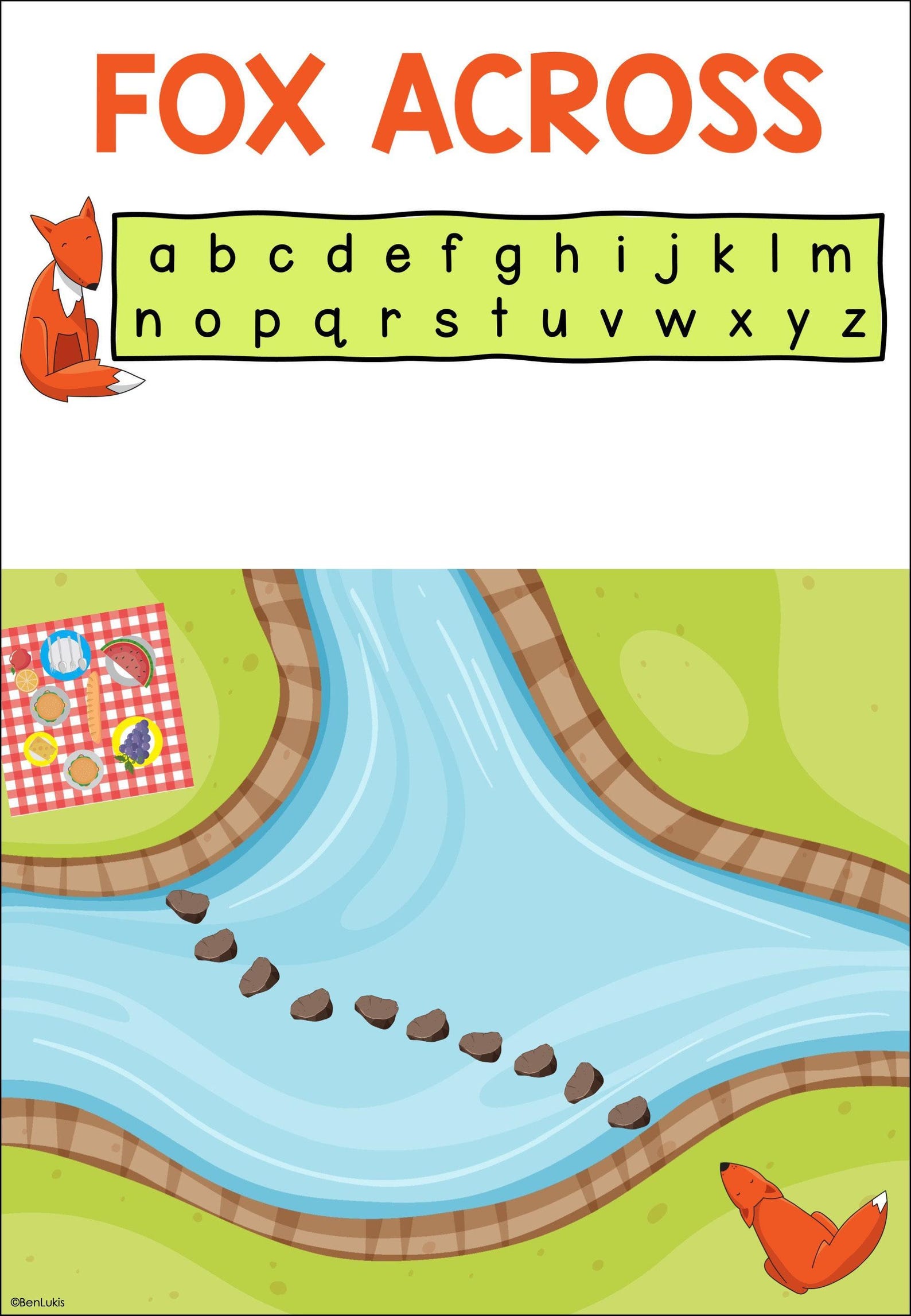 Hangman Alternative Spelling Game, Fun Spelling Activity, Fox Across ...