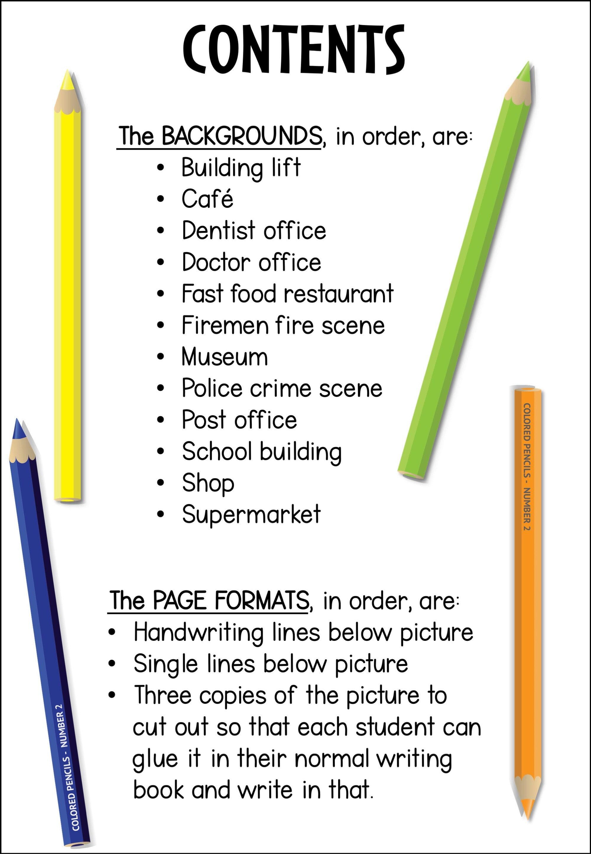 Writing Prompts, Community Helper Pictures to Write About, Sentence ...