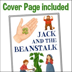 Jack and the Beanstalk Reading Passages, Printable Fairy Tale (PDF ...